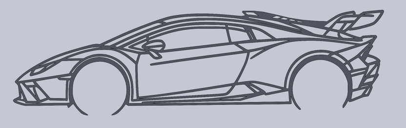 Laser Cut Steel Art & Automotive Wall Art | Laser Edge Designs UK